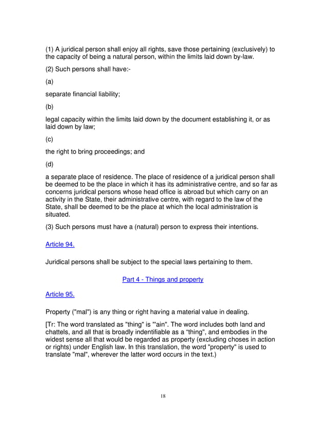 Uae civil-code- english-translation- | PDF