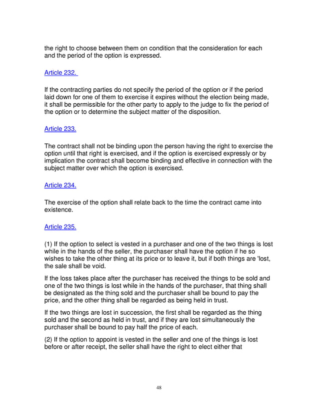 Uae civil-code- english-translation- | PDF