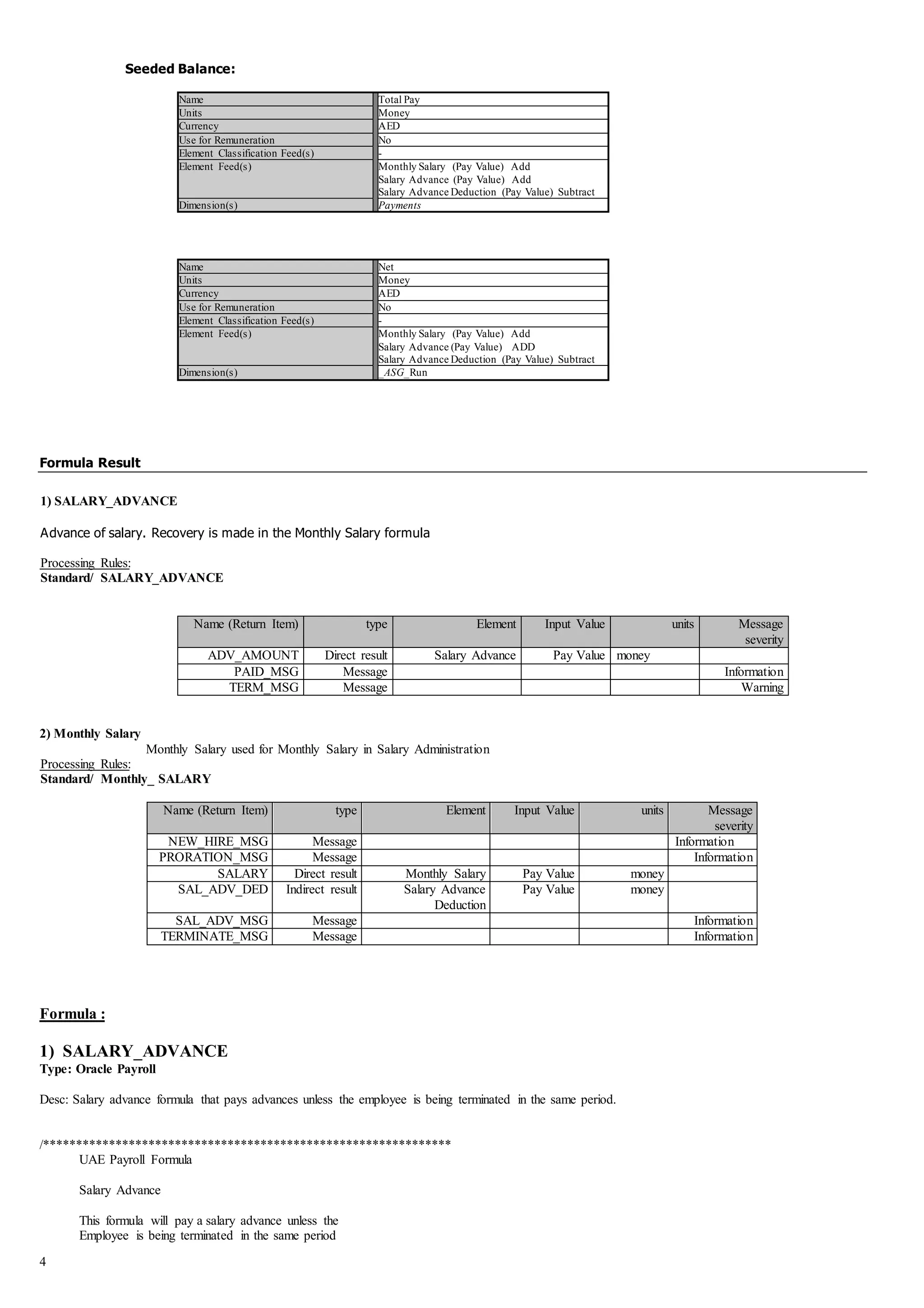 UAE Advanced Salary | DOC