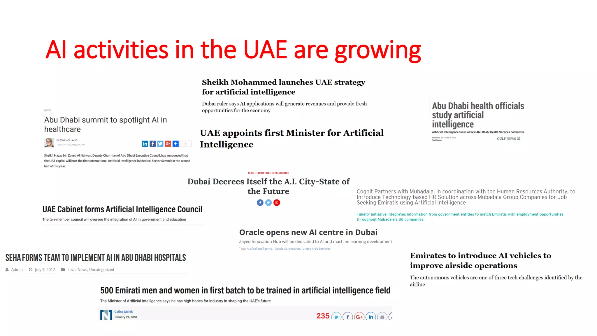 UAE AI Strategy and Achievements | PDF