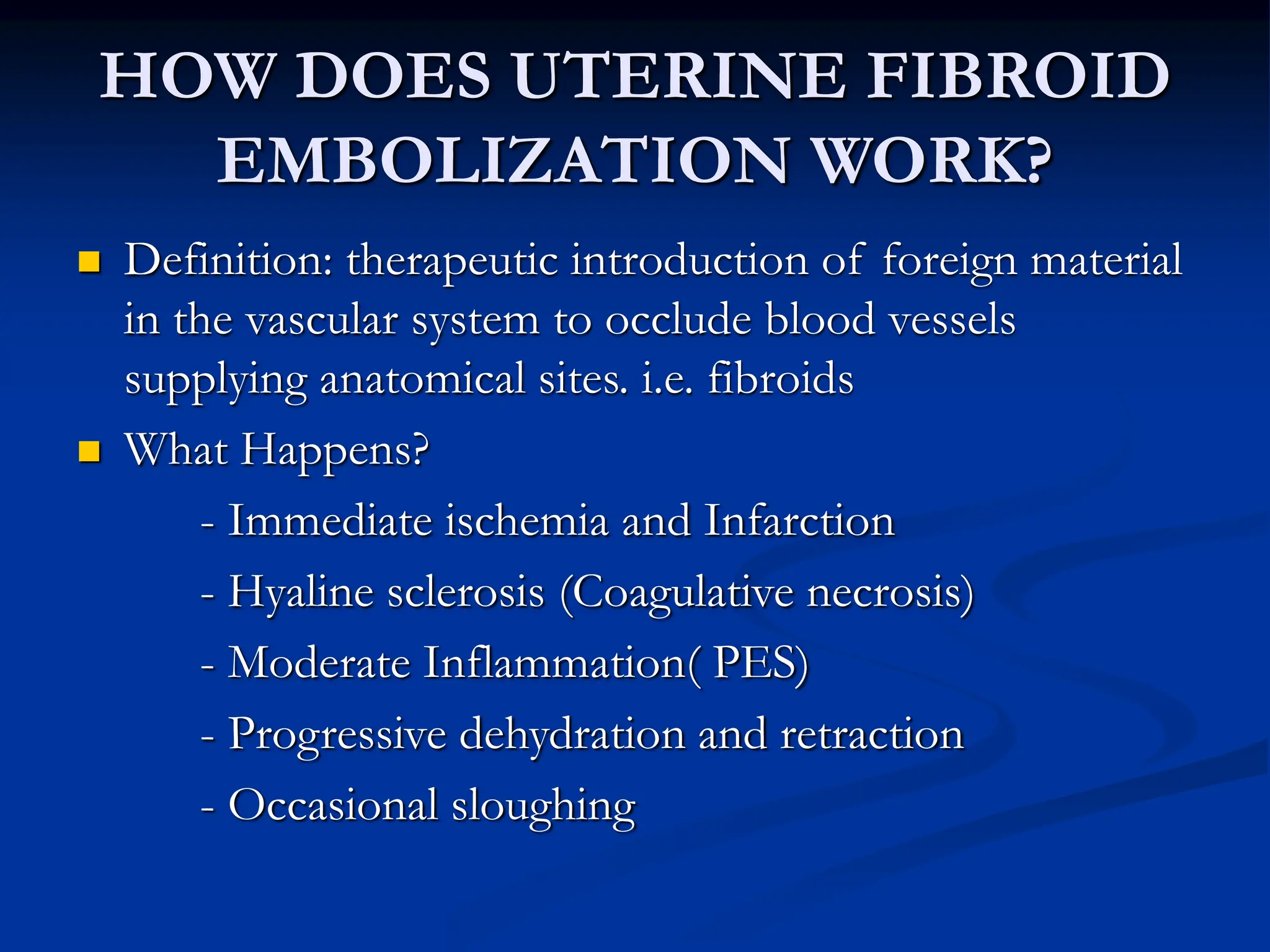 Uterine Artery Embolization At Dubois Regional Medical Center Ppt