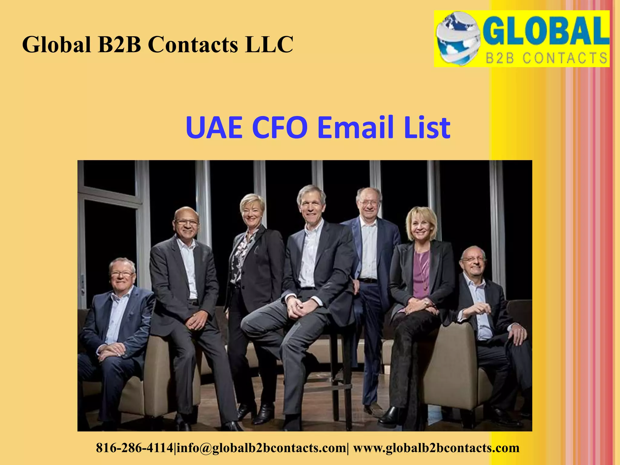 Uae cfo email list | PPTX