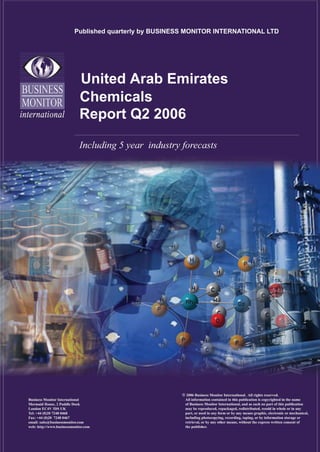 UAE Chemical Report | PDF