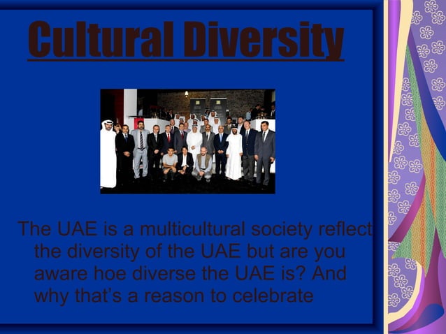 UAE cultural diversity | PPT | Debated Sensitive Social Issues ...