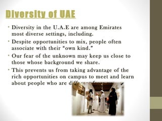 Uae culture diversity | PPT