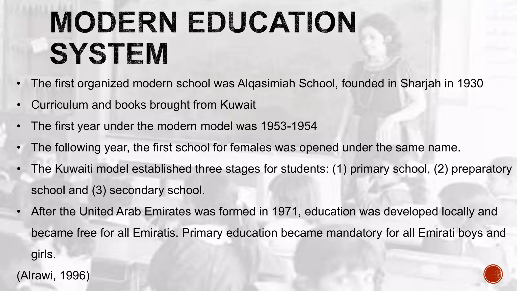 UAE educational development | PPTX