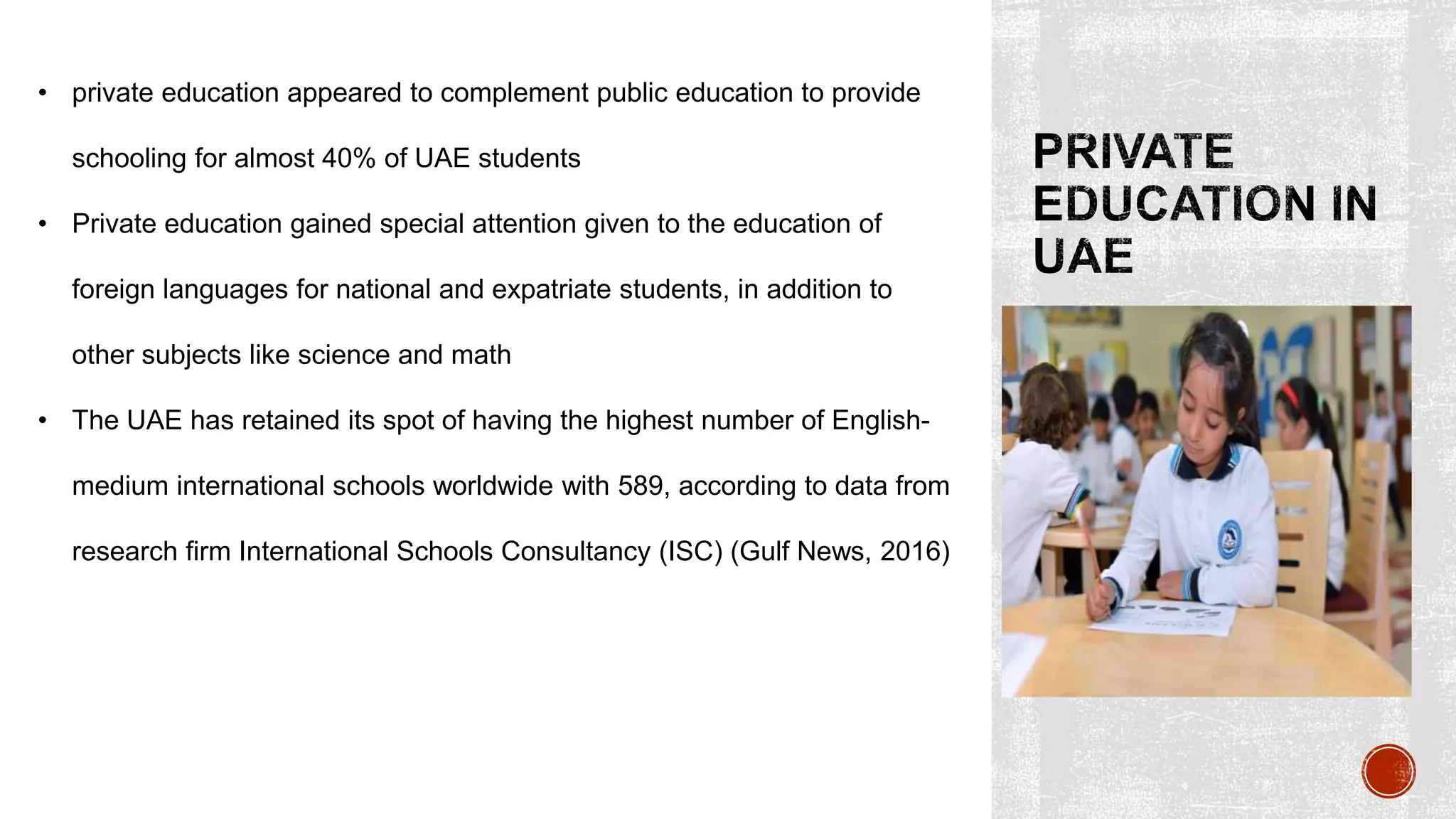 UAE educational development | PPTX