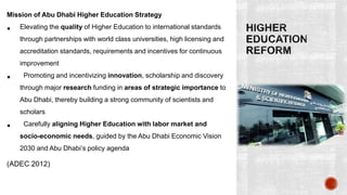 UAE educational development | PPTX