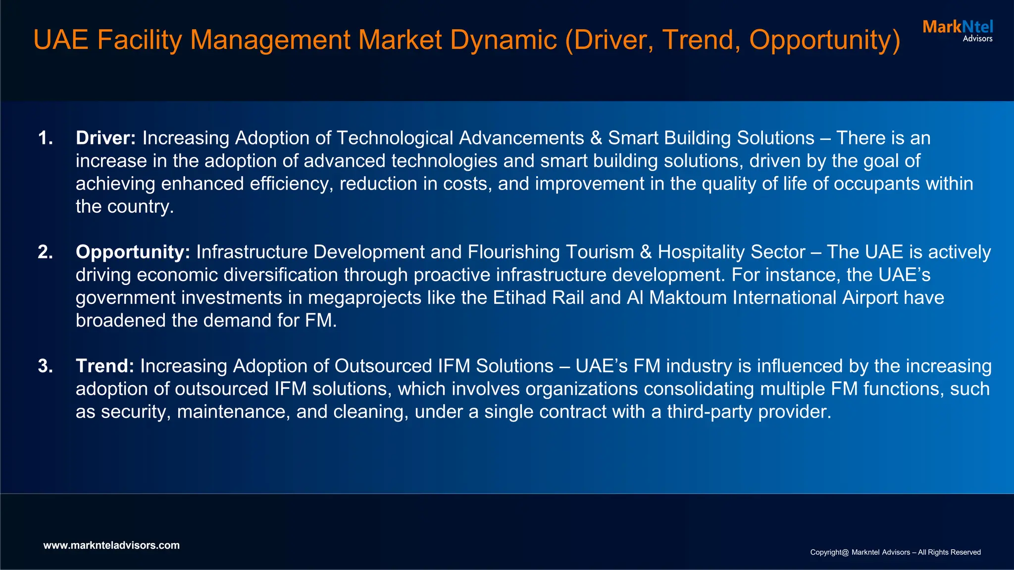 UAE Facility Management Market Research Report By 2030 | PDF