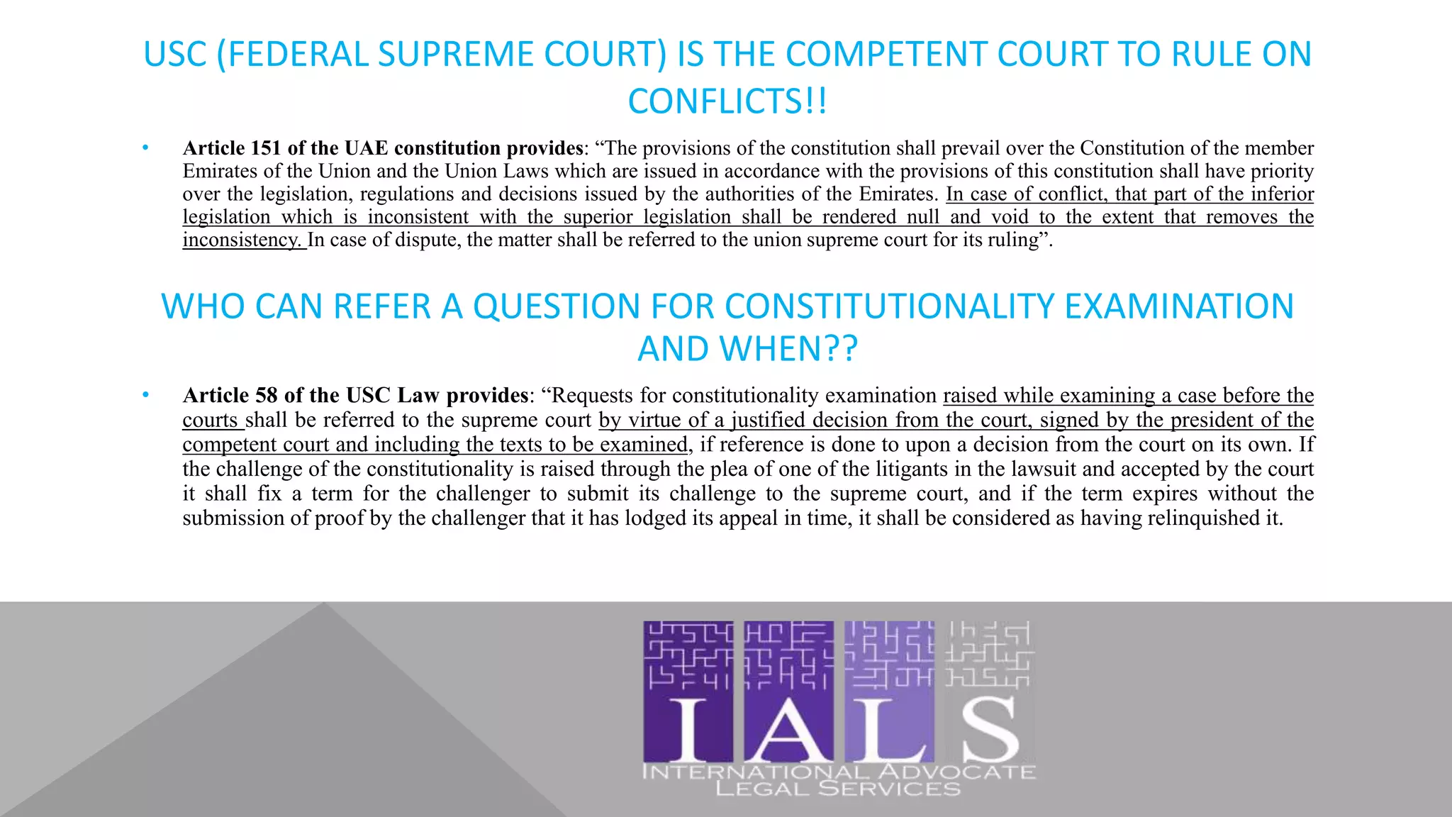 DIFC COURT AN APPROACH OF A CONDUIT COURT IN THE UAE | PPTX
