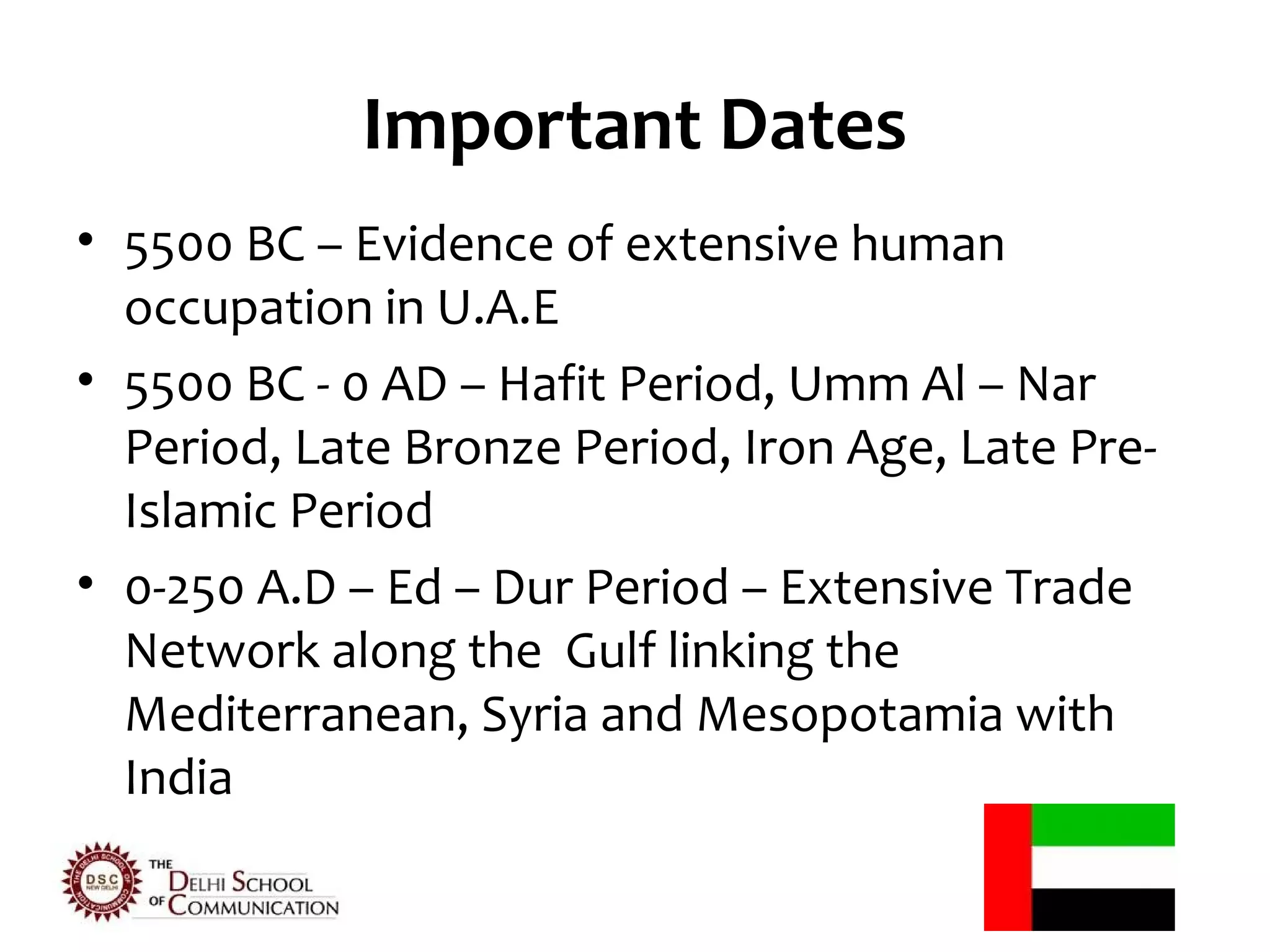 UAE Culture Presentation | PPT