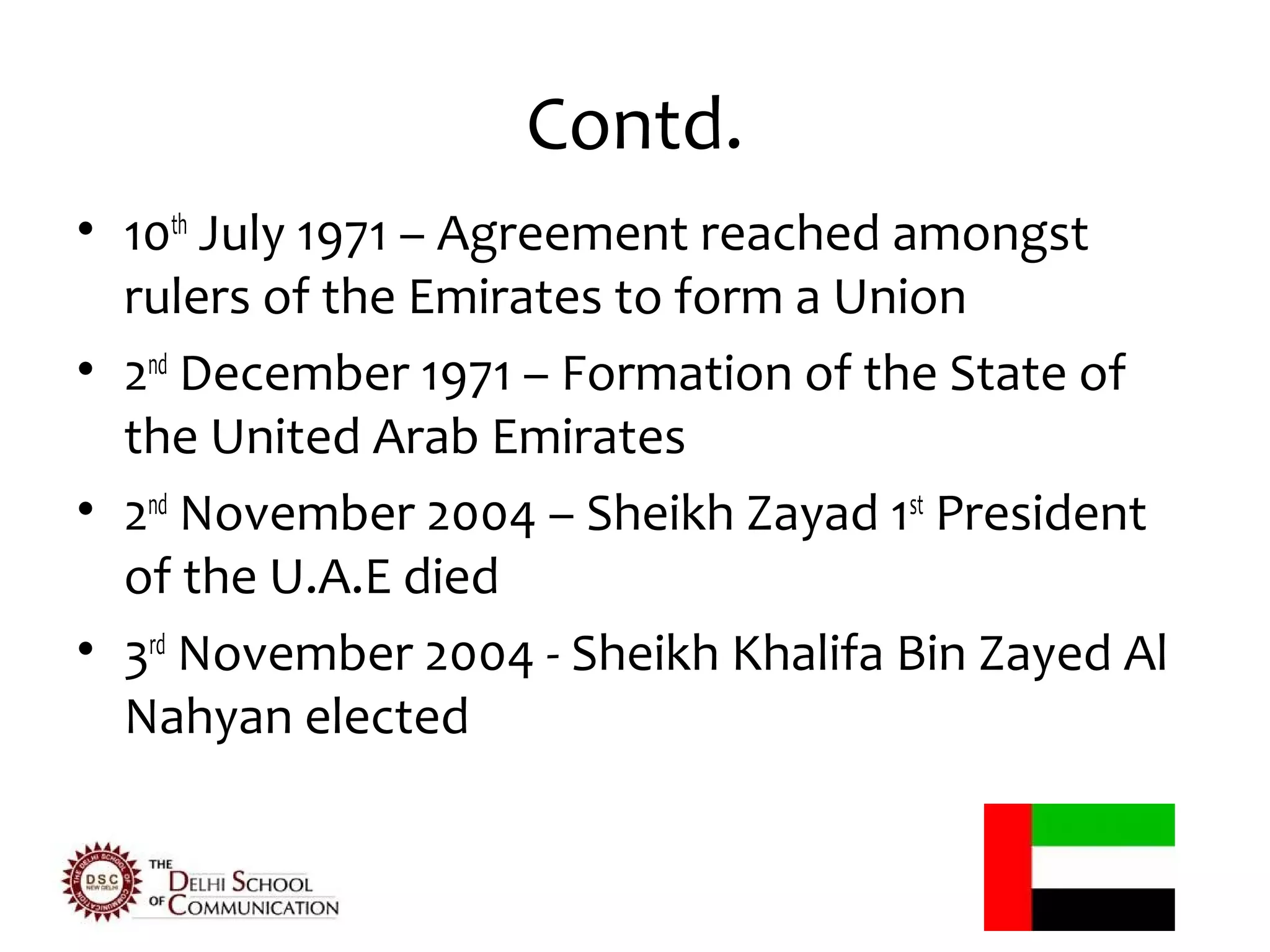 UAE Culture Presentation | PPT