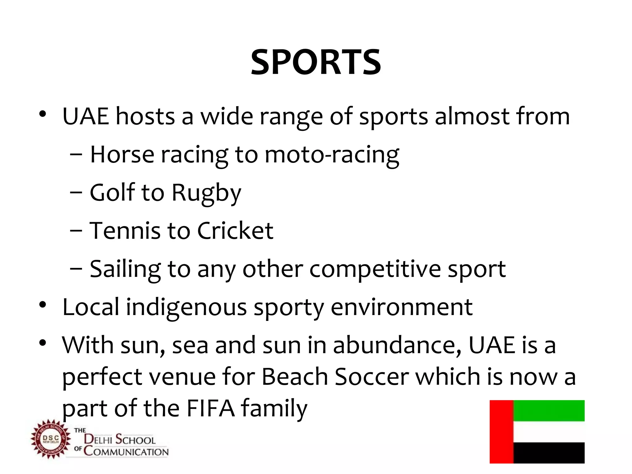 UAE Culture Presentation | PPT