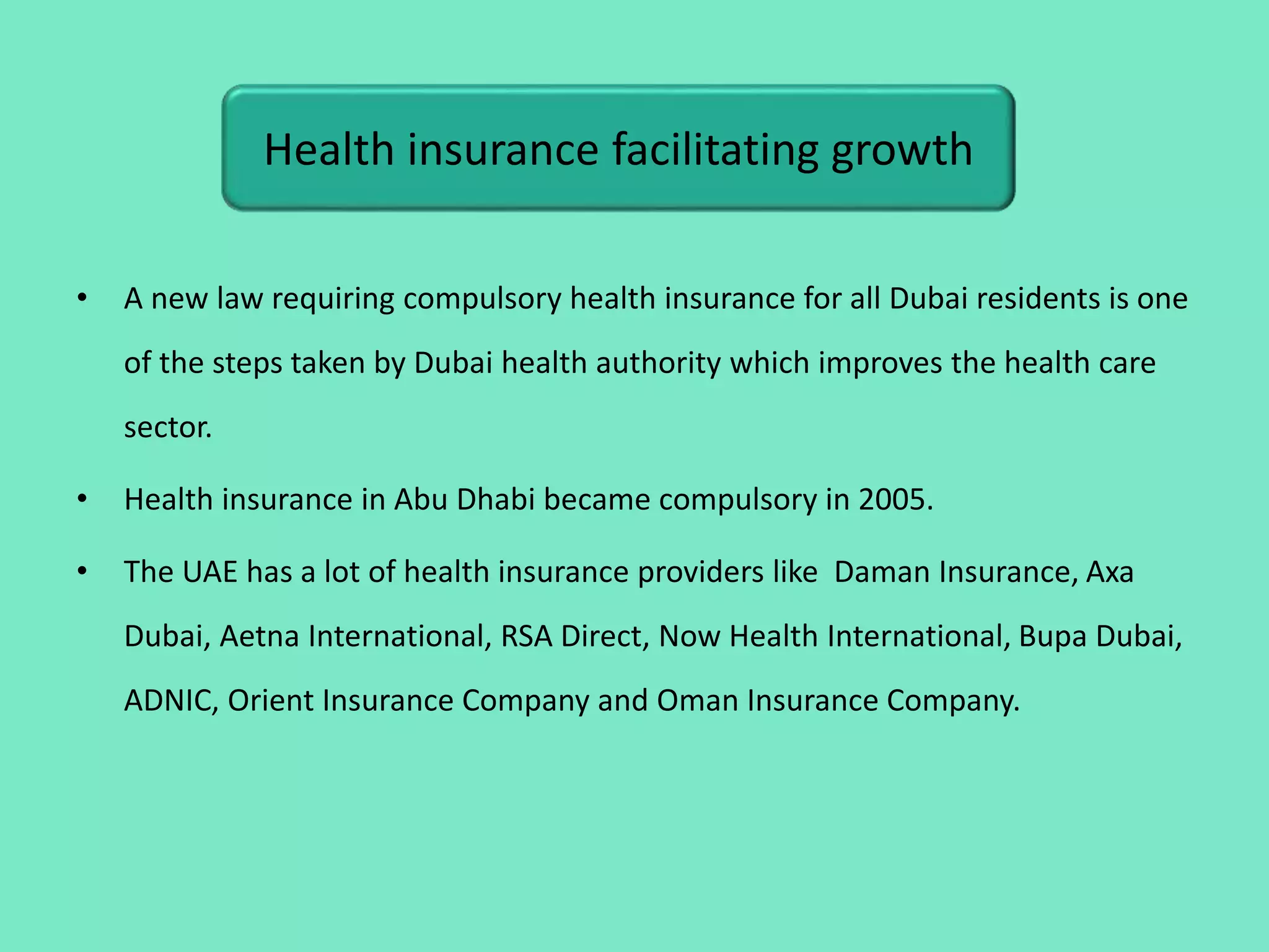 Uae health care | PPTX