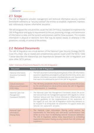 UAE Information Assurance Regulations for IT | PDF