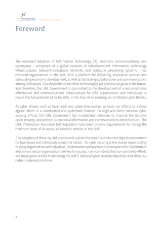 UAE Information Assurance Regulations for IT | PDF