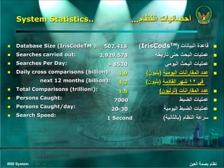 UAE IRIS System | PPT