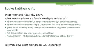 UAE Labour Law - Brief Presentation PPT - 2017.pptx