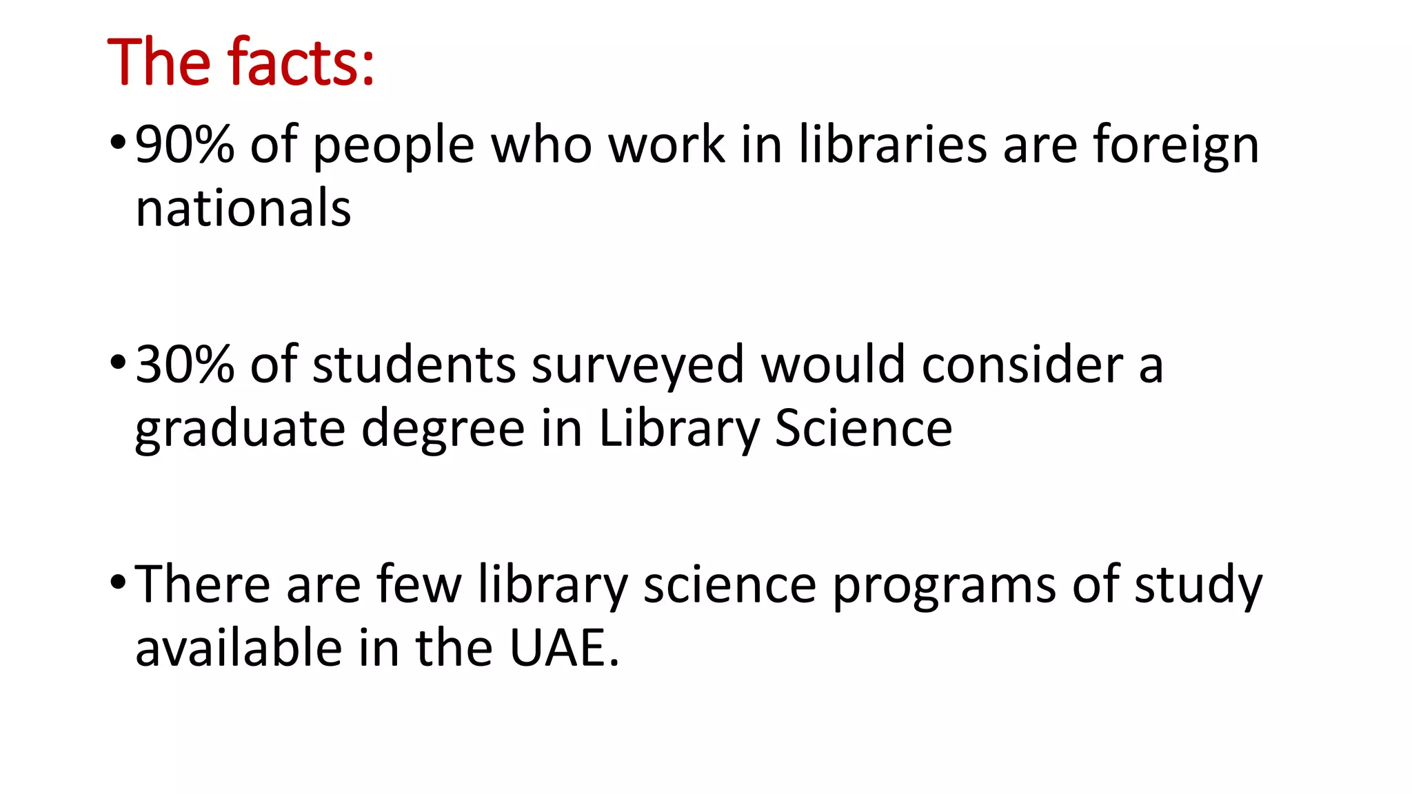 Library Science education in the UAE presentation Information Literacy ...