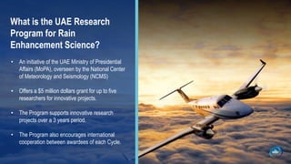 UAE Research Program for Rain Enhancement Science - Program ...