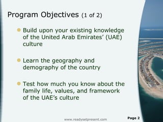 UAE PowerPoint Content | PPT | Islam | Religion & Spirituality
