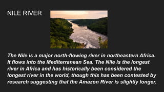 Africa rivers explanation and information | PPTX