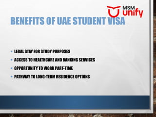 How to Apply for a UAE Student Visa:Requirements and Process | PPTX