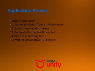 UAE Student Visa: A Gateway to Quality Education | PPTX