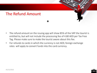UAE Tourist Refund Scheme -Tutorial_05.12.2018