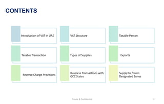 UAE VAT Insights Part - I | PPT