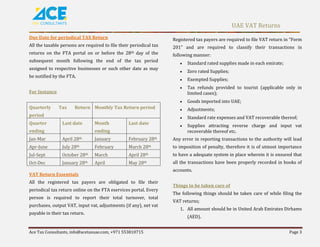VAT Returns in UAE | PPT