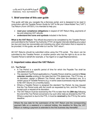 Uae vat returns | PDF