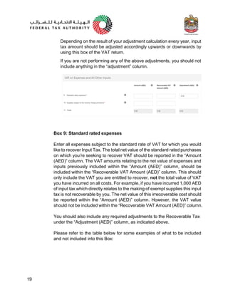 UAE VAT Returns Guide in English | PDF