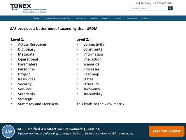 UAF Training | Unified Architecture Framework Training