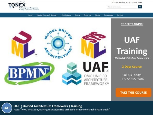 UAF Training | Unified Architecture Framework Training