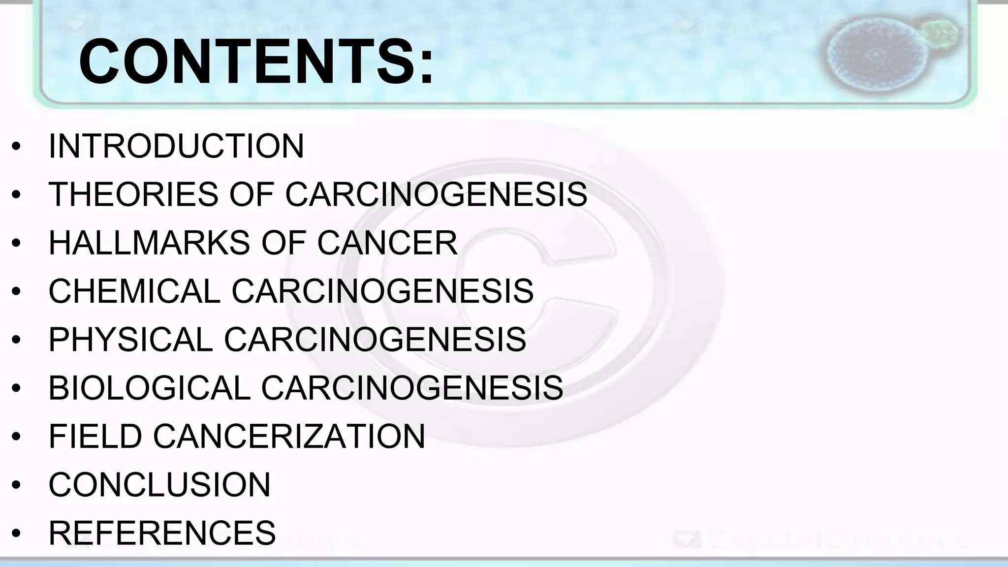 Carcinogenesis | PPTX