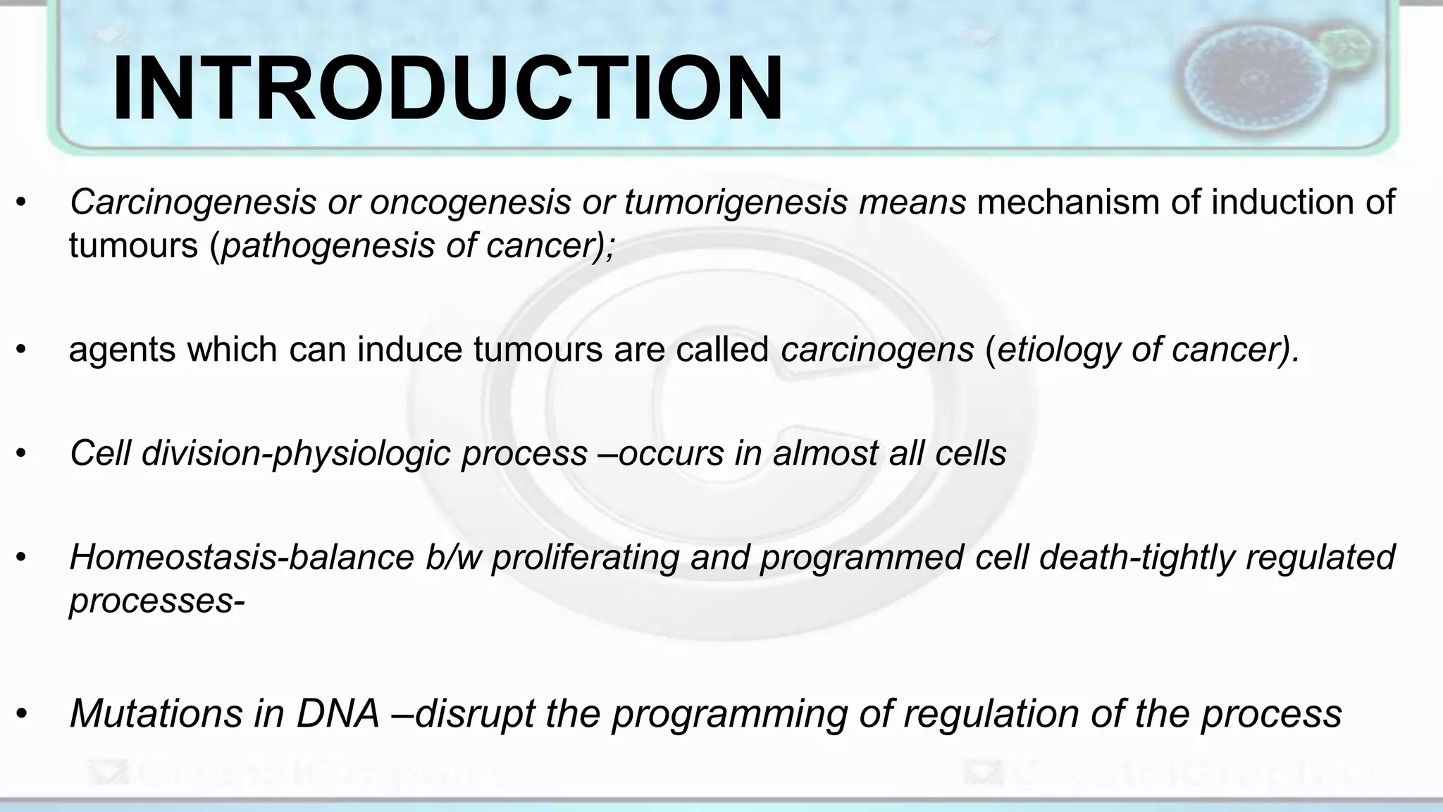 Carcinogenesis | PPTX
