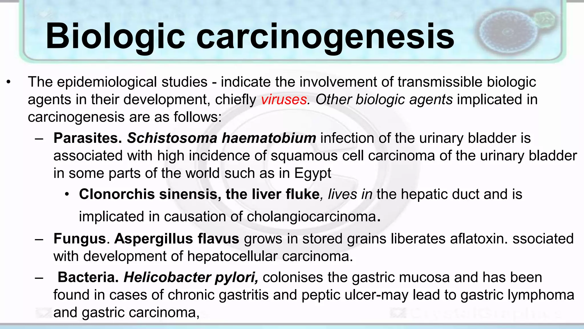 Carcinogenesis | PPTX