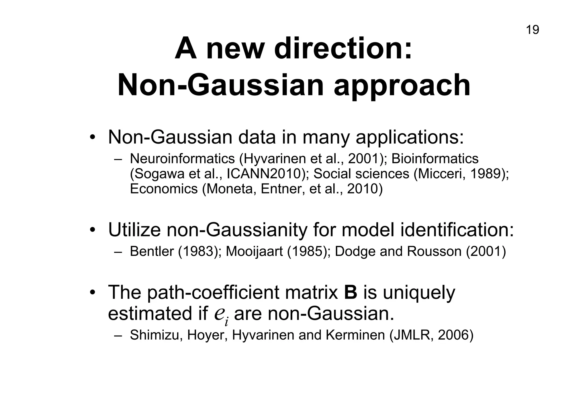 Non-Gaussian Methods for Learning Linear Structural Equation Models: Part I | PDF