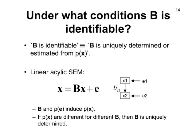 Non-Gaussian Methods for Learning Linear Structural Equation Models: Part I | PDF | Technology ...