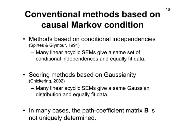Non-Gaussian Methods for Learning Linear Structural Equation Models: Part I | PDF | Technology ...