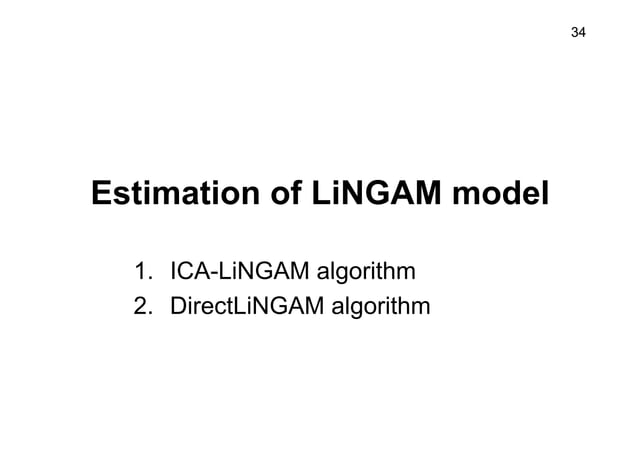 Non-Gaussian Methods for Learning Linear Structural Equation Models: Part I | PDF | Technology ...