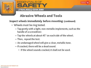 OSHA Hand and Power Tools Safety Presentation | PPT