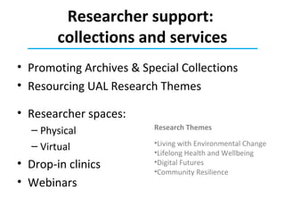 Inclusive support for developing researcher skills | PPT | Education