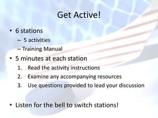 Get Active! Using Active Learning Activities During First Year Information Literacy Sessions | PPT