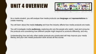 UAL Media Unit 4-1 introduction | PPTX