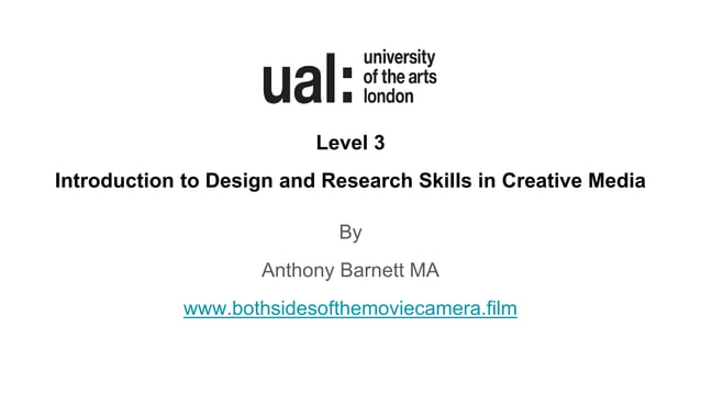 Ual Level 3 Unit 2 media production Research | PPT