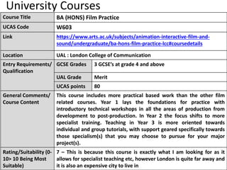 Ual ucas pro forma | PPTX | Undergraduate Education | College Education