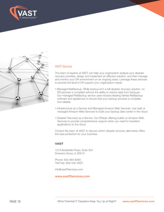 Kept up by Potential IT Disasters? Your Guide to Disaster Recovery as a ...