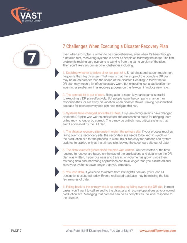 Kept up by Potential IT Disasters? Your Guide to Disaster Recovery as a ...